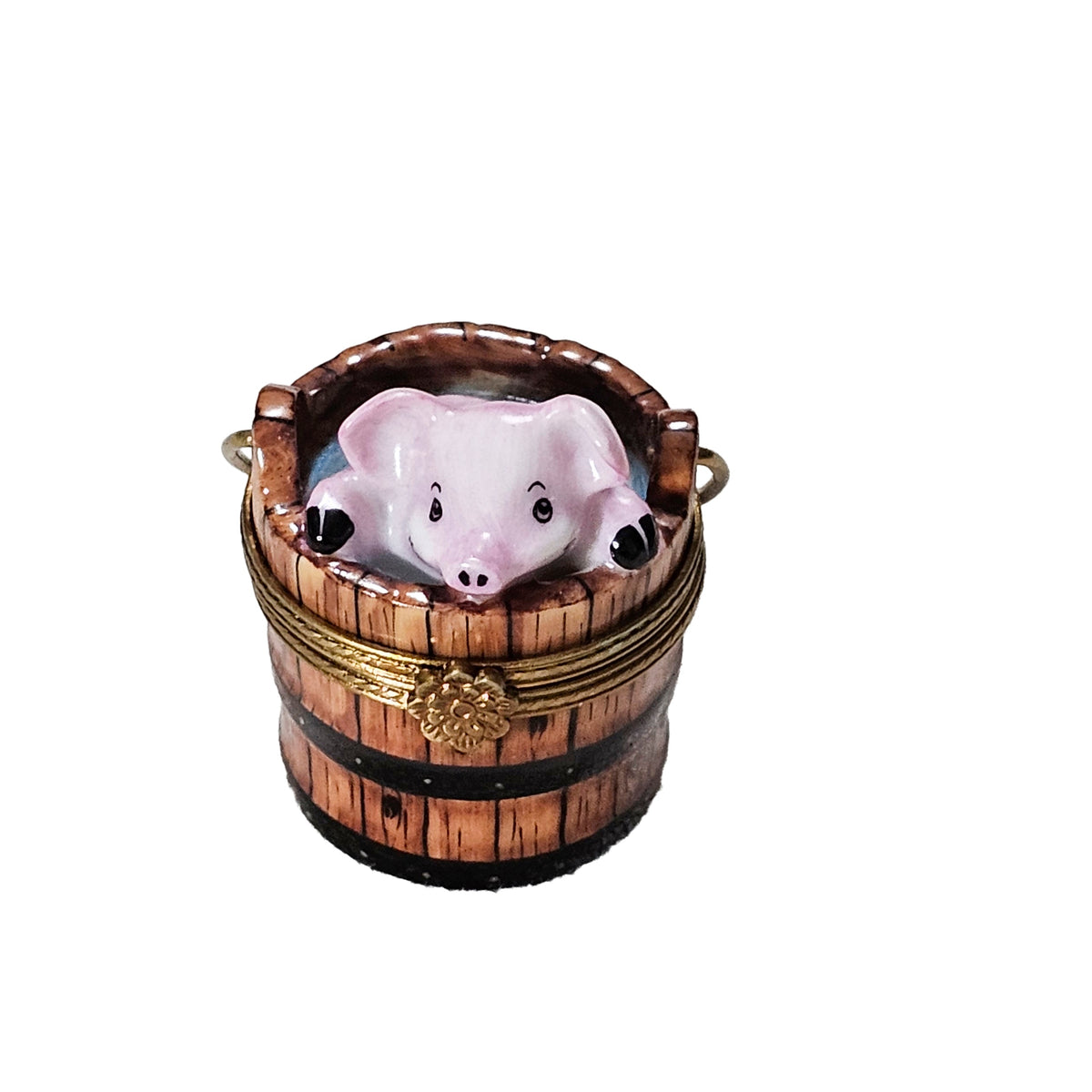 Pig Limoges Boxes - Porcelain Pig Figurines