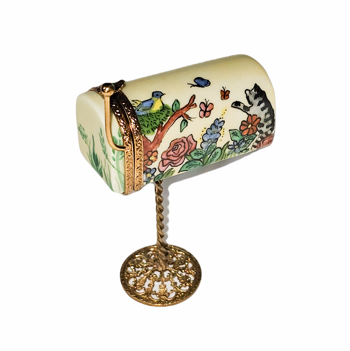Yellow Mail Box Limoges Box – Handcrafted French Porcelain