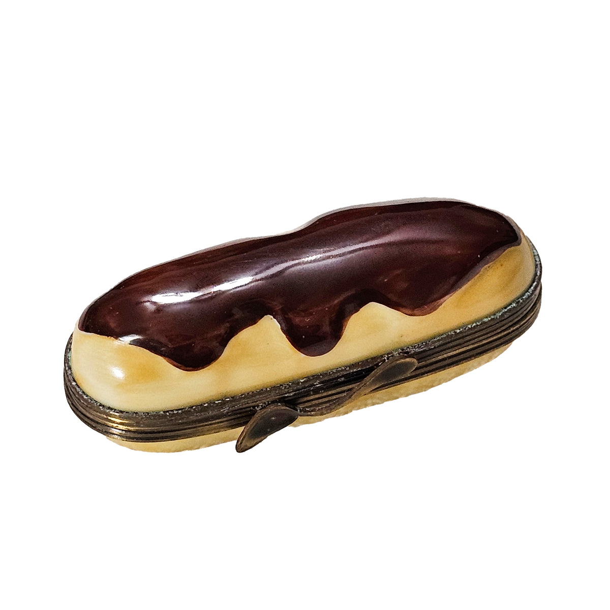 Eclair Pastry Limoges Box – Handcrafted French Porcelain