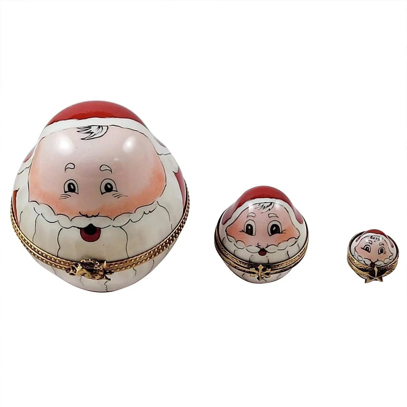 Nesting Santas Holiday Decor by Rochard Collectible