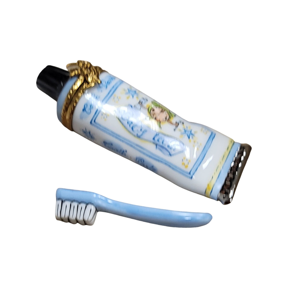 Baby Toothpaste Figurine Delight Limoges Box Collection