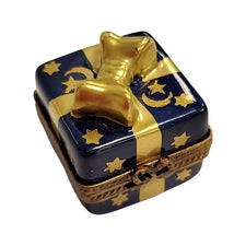 Blue Moon Gift Box Figurine in Limoges Porcelain