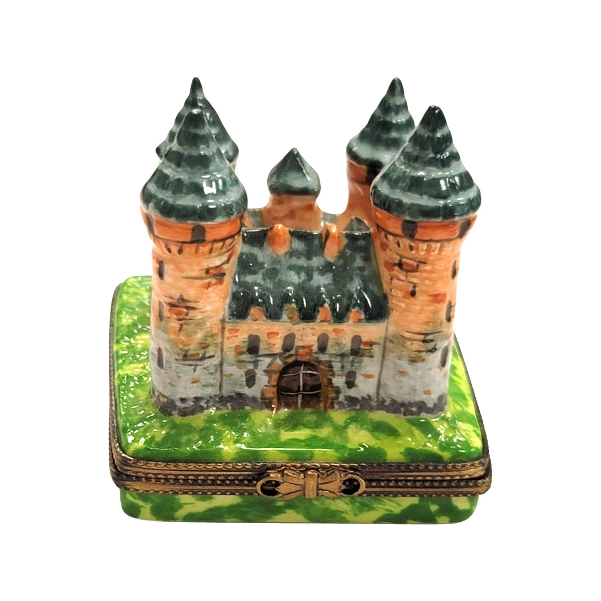 Fortified Castle Limoges Box – Authentic French Porcelain