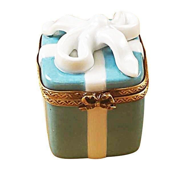 Pastel Blue Gift Limoges Box for Elegant Décor