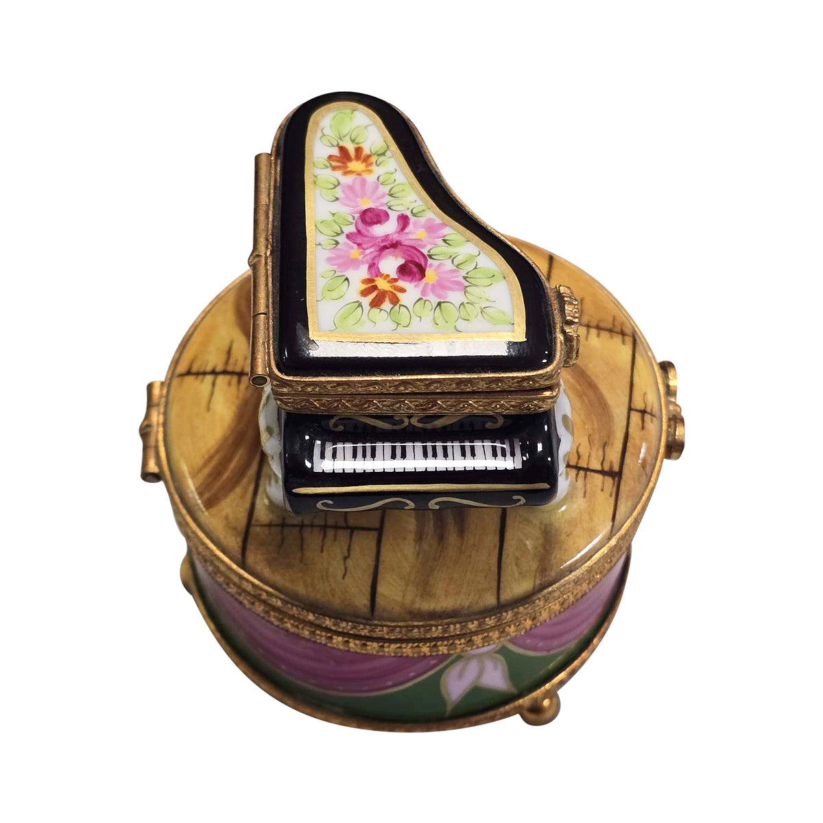 Piano Music Box - Elegant Limoges Collectible Gift