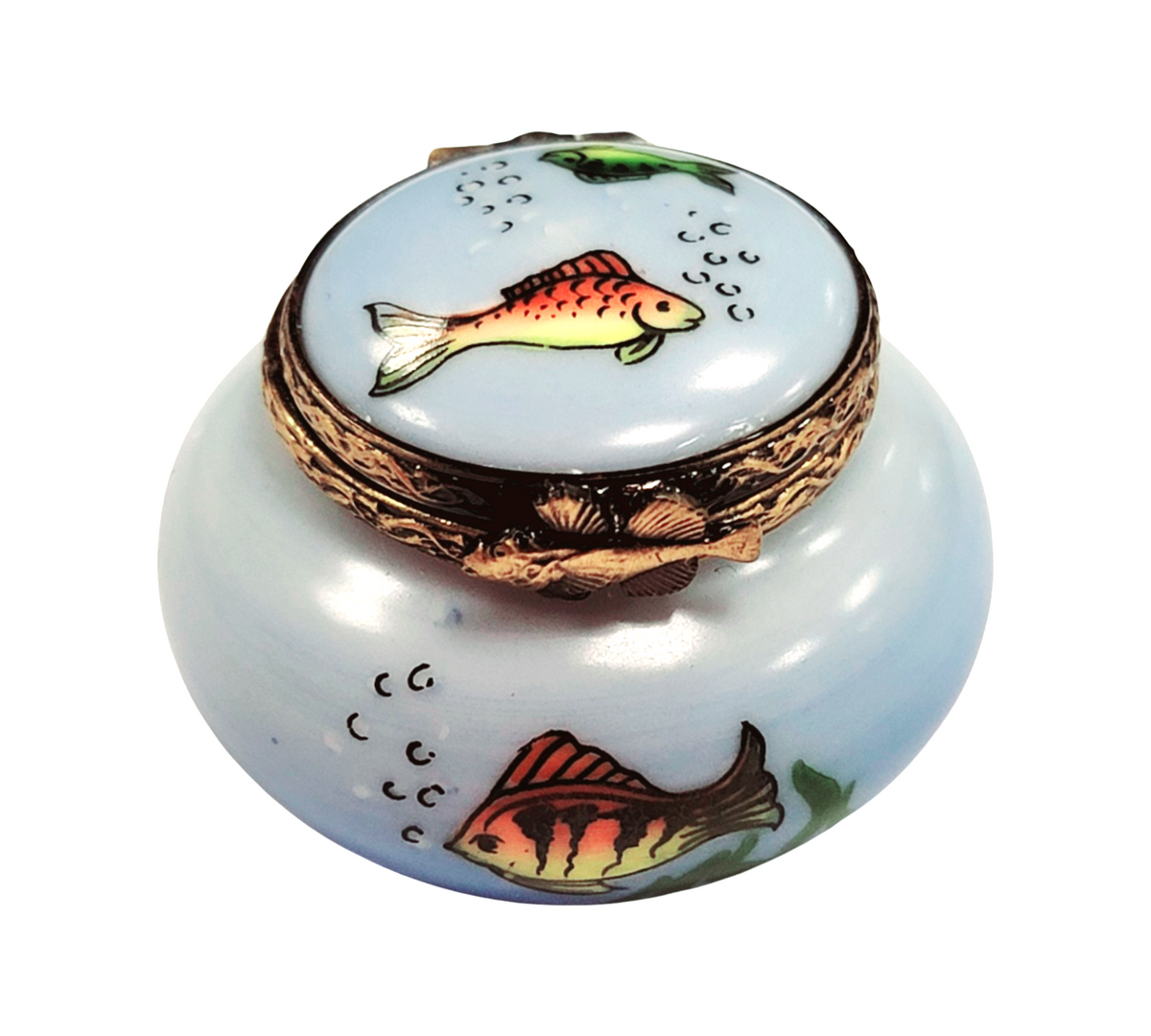 Retired Limoges Fish Bowl Treasure for Collectors