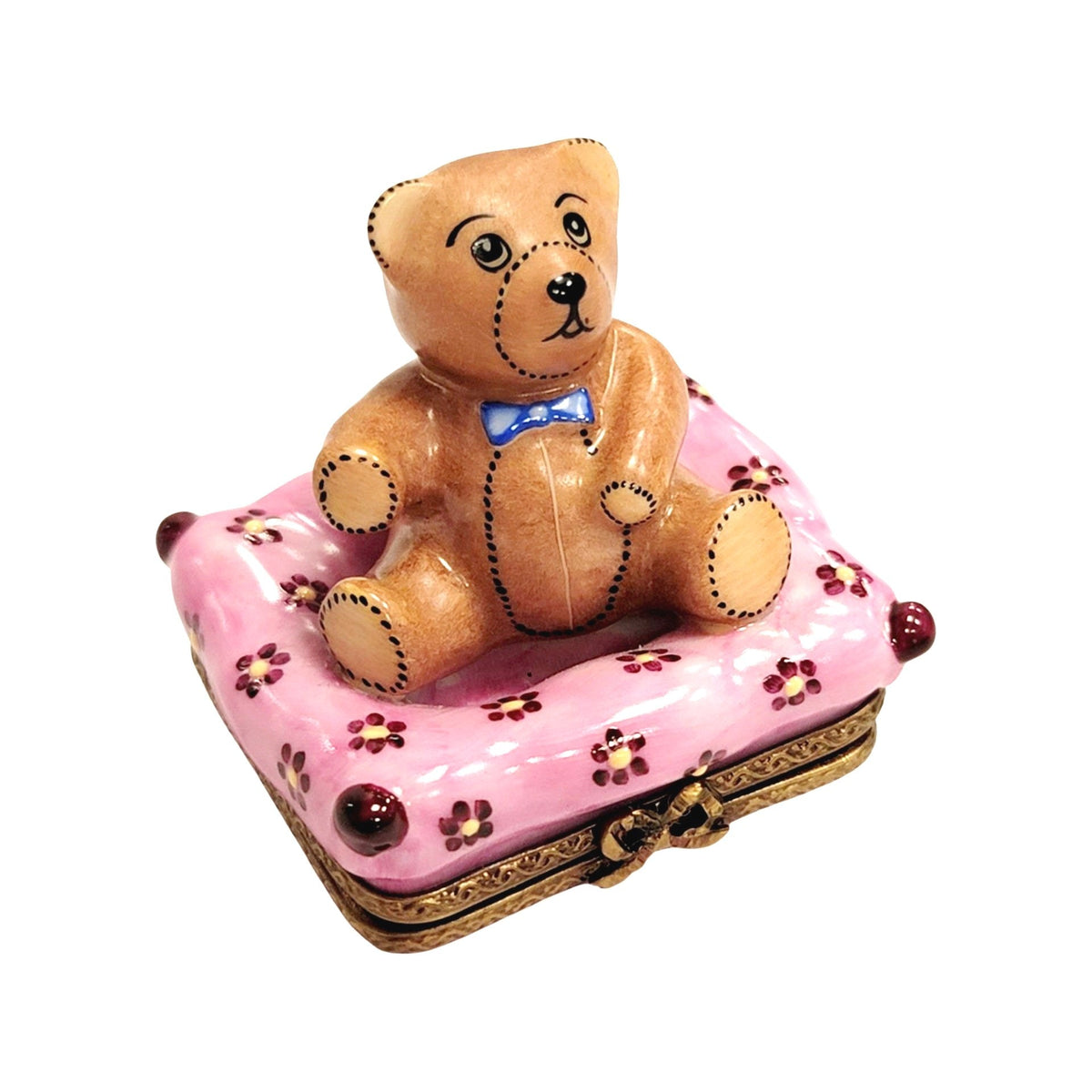 Teddy Bear Dream Box Limoges Collector's Item