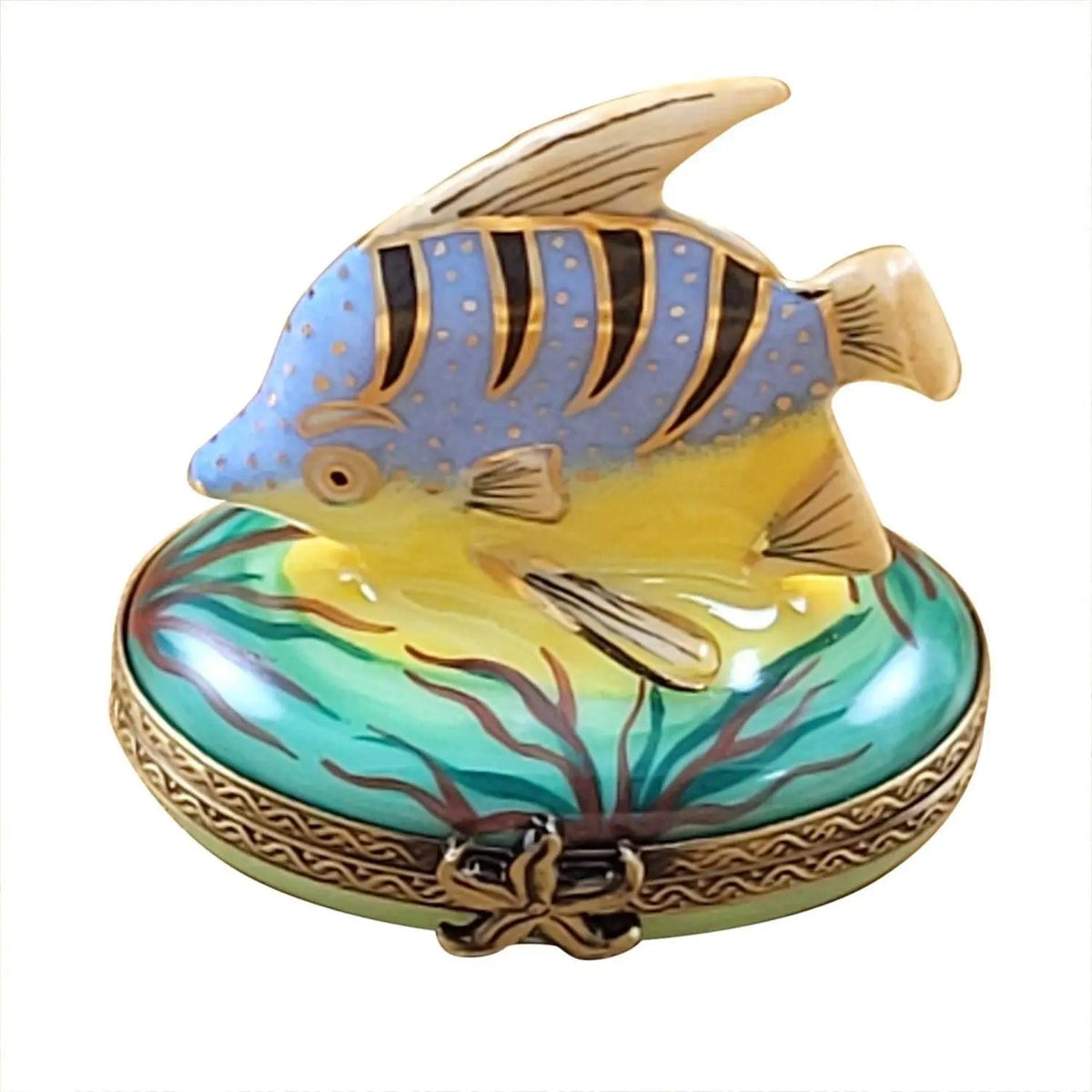 Blue Fish Limoges Box for Collectors by Rochard