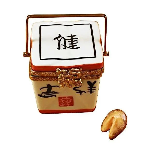 Chinese Take Out Calligraphy Limoges Box – French Porcelain