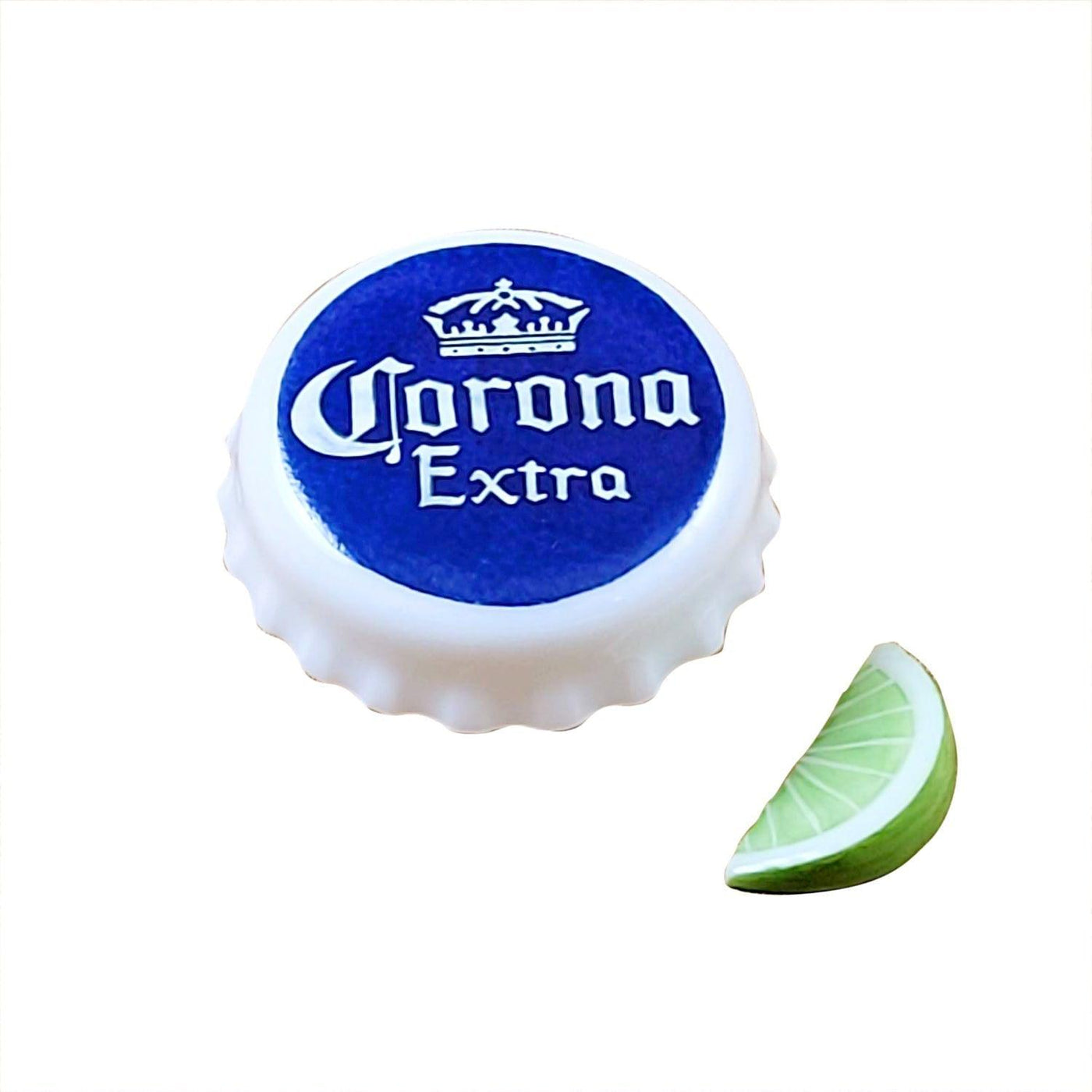 Corona Beer Cap Limoges Box with Lime Slice – French Porcelain