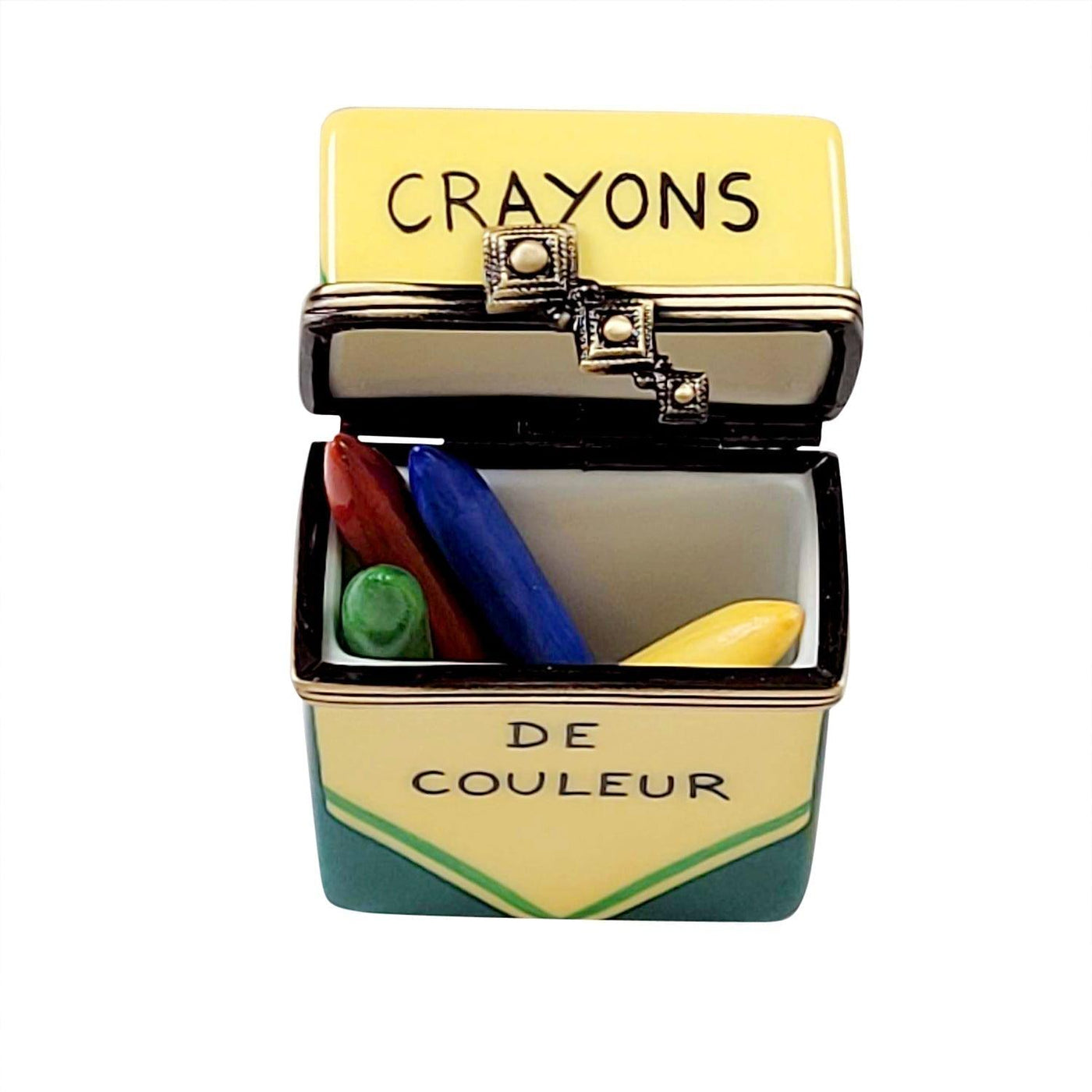 Crayon Limoges Box – Hand-Painted French Porcelain Gift