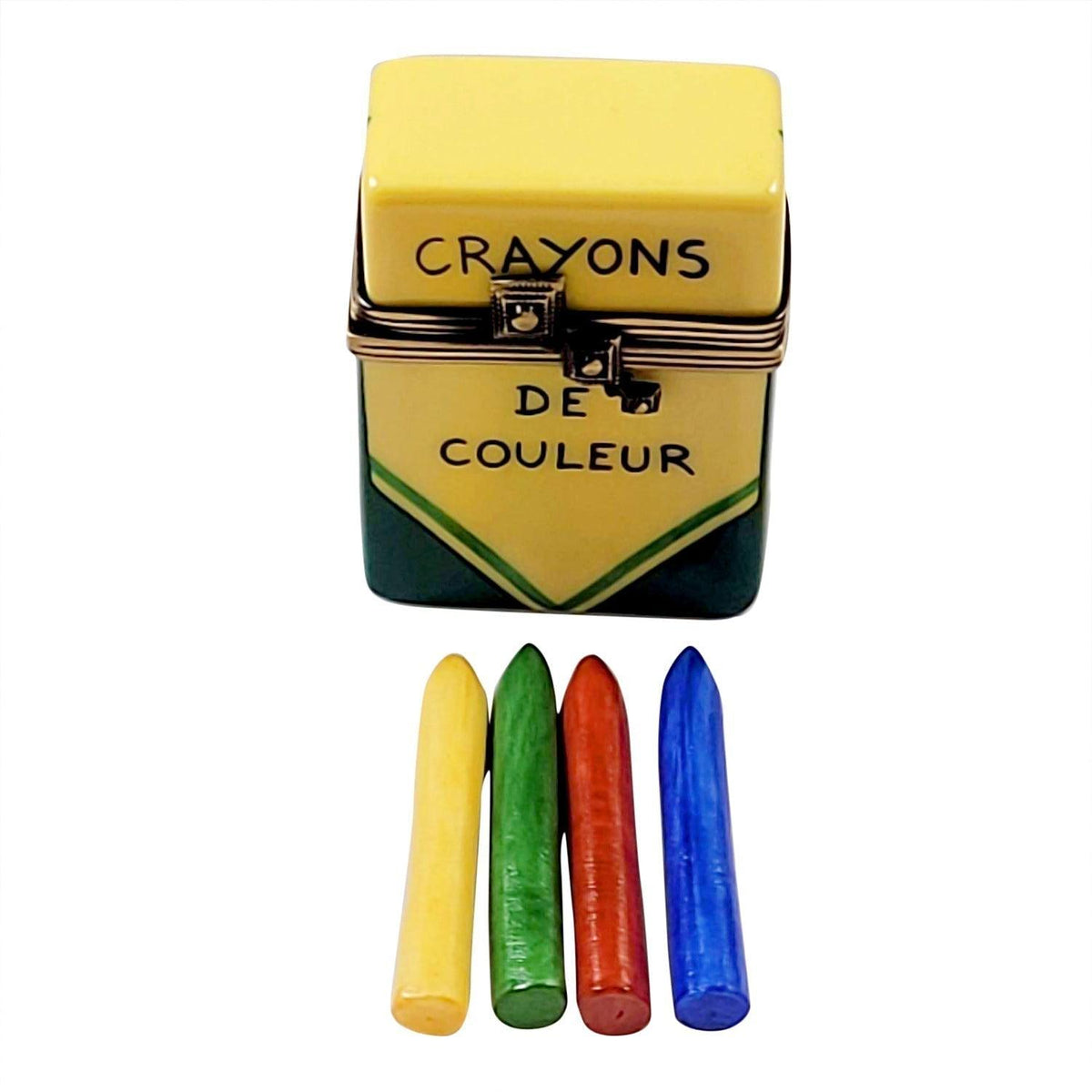 Crayon Limoges Box – Hand-Painted French Porcelain Gift