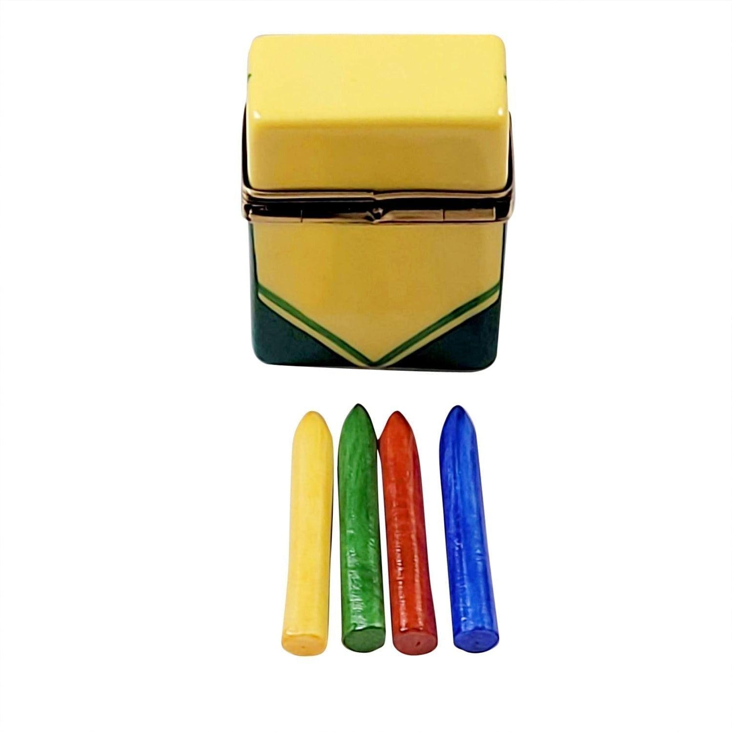 Crayon Limoges Box – Hand-Painted French Porcelain Gift