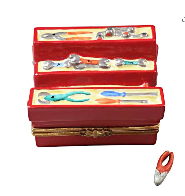 TOOL BOX Limoges Box – Handcrafted French Porcelain Art