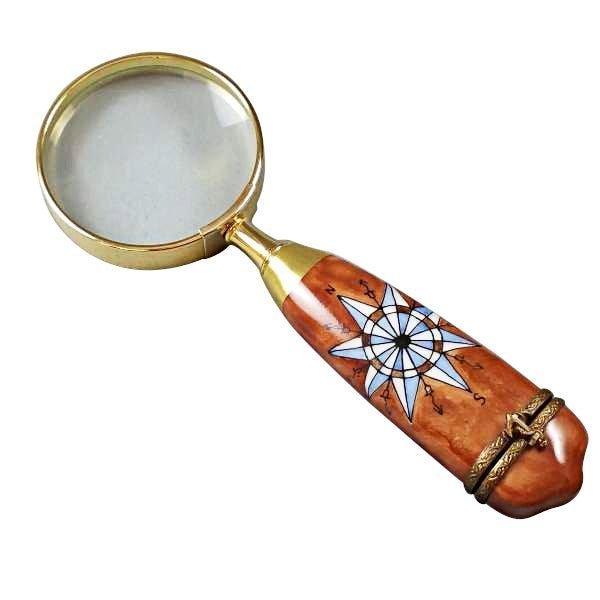 Magnifying Glass Limoges Box – Handcrafted French Porcelain