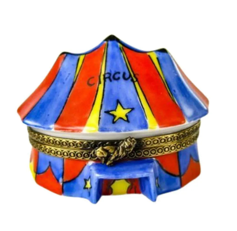 Circus Tent Limoges Box – Handcrafted French Porcelain